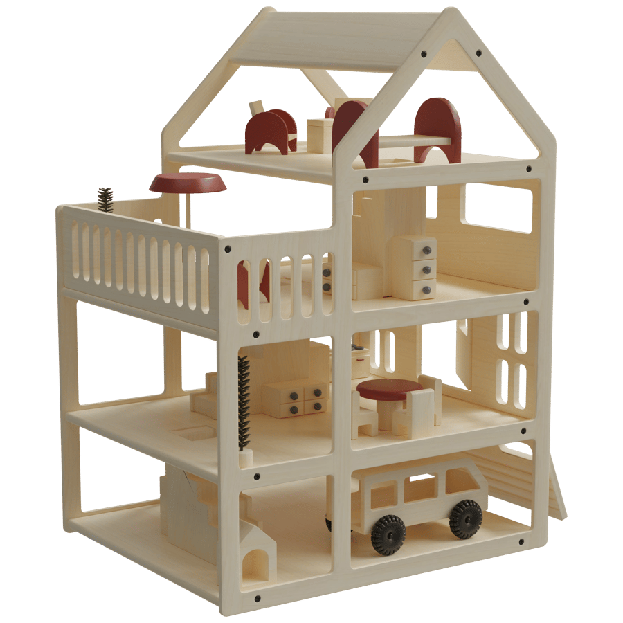 Kids Toy House 3D Model - A23D