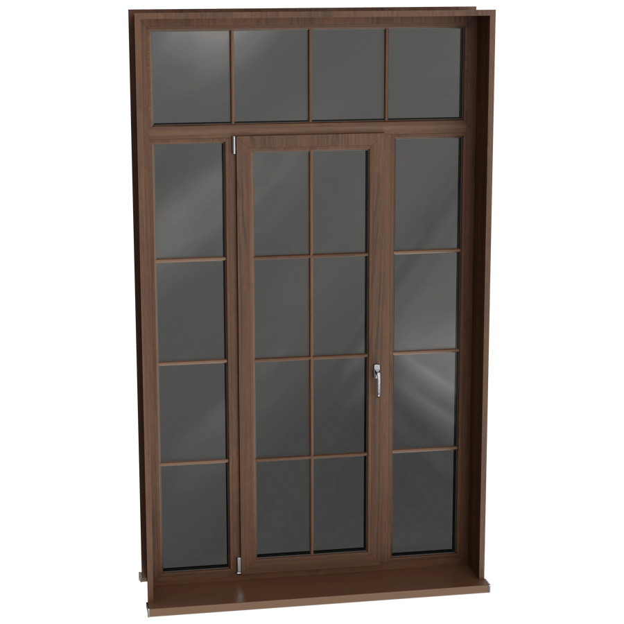 Wooden Frame Window 3D Model - A23D