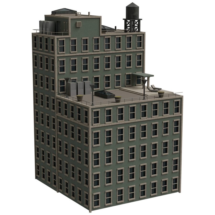 High Rise Buildings 3D Model - A23D